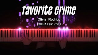 Olivia Rodrigo - favorite crime (Piano Sheet) by Pianella Piano نوتة