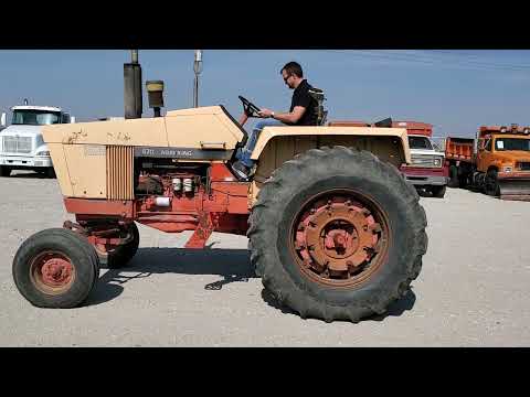 Case 870 Agri King Tractor - Adam Marshall Land & Auction, LLC