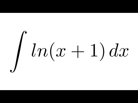 Integral of ln(x+1) - Integrals ForYou