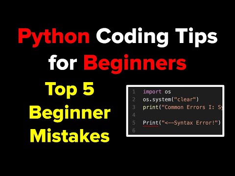 Top 5 Beginner Errors in Python 3