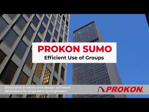 Efficient Group Management in PROKON Sumo