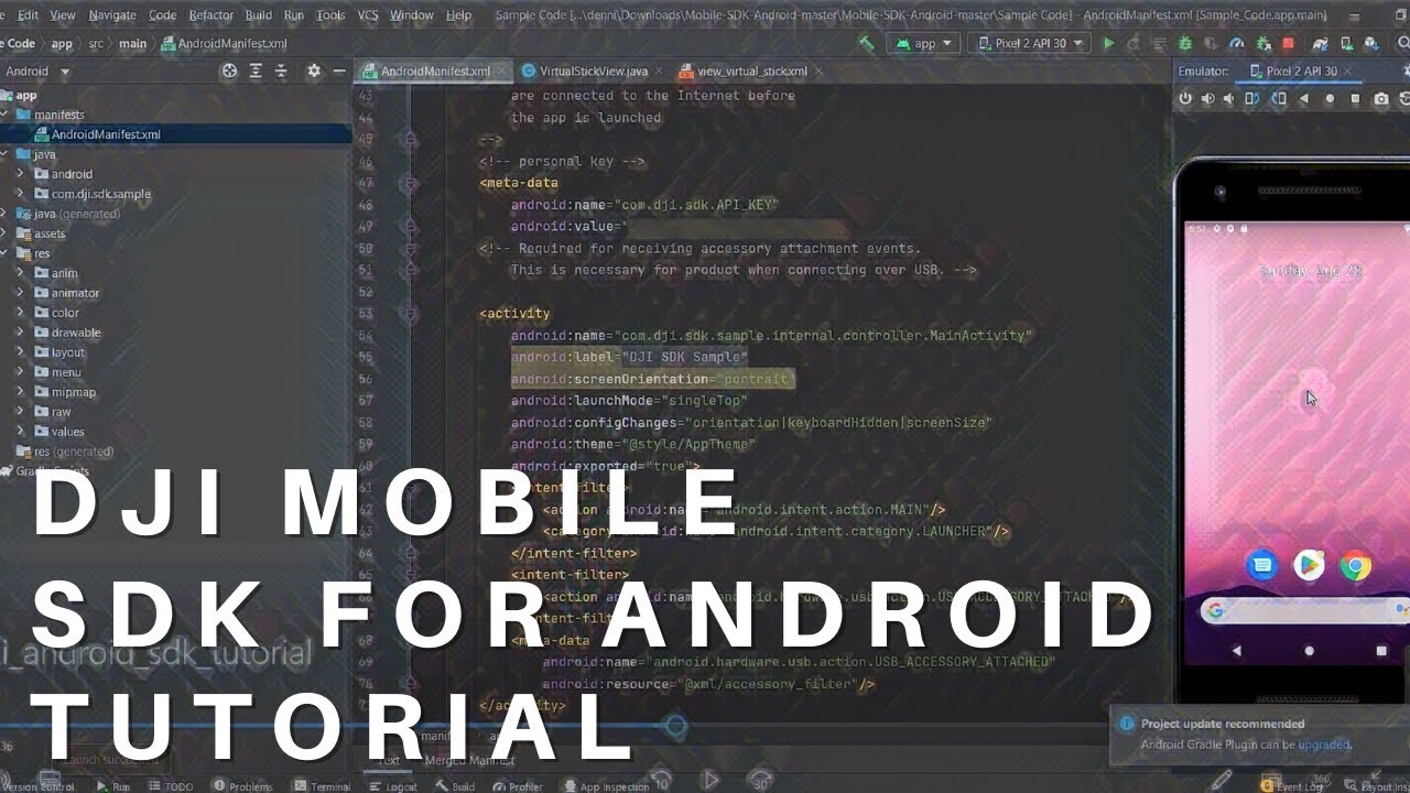 DJI Mobile SDK 4.16.2 for Android Running the Sample App