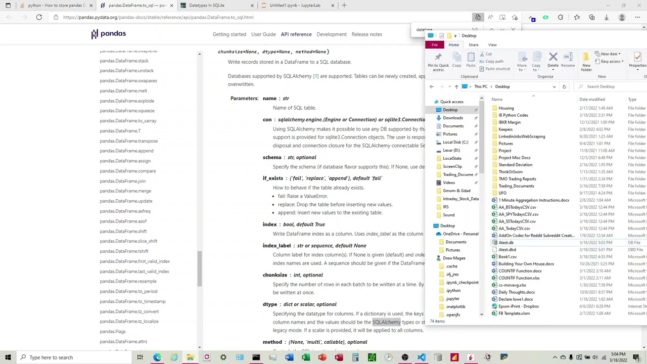 Getting an Excel CSV into a SQLITE database using Python