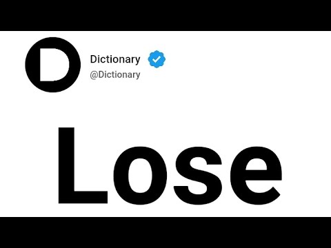 Lose Meaning In English