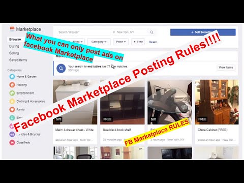 Facebook Marketplace Posting Rules.
