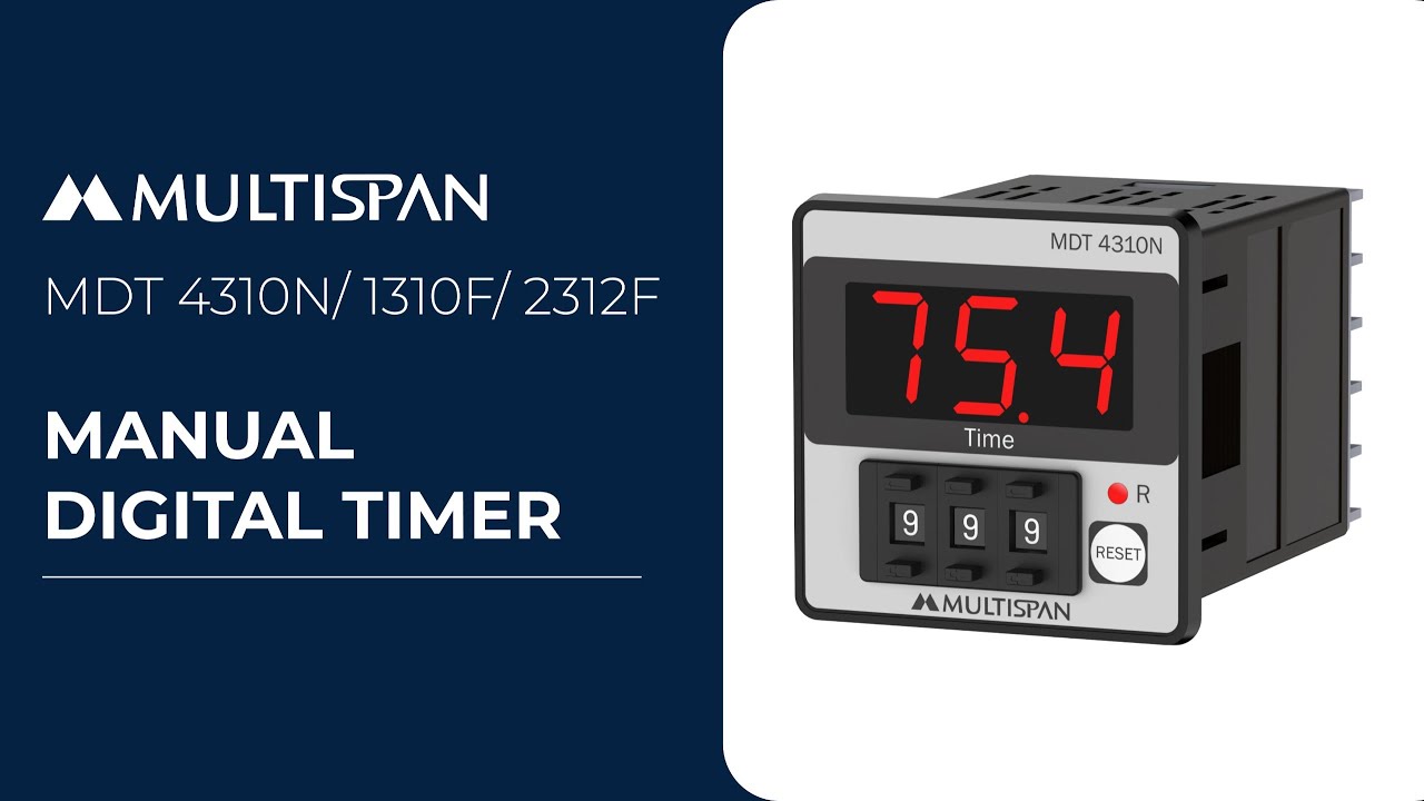 Multispan Manual Digital Timer: MDT 4310N Ultimate Product Guide