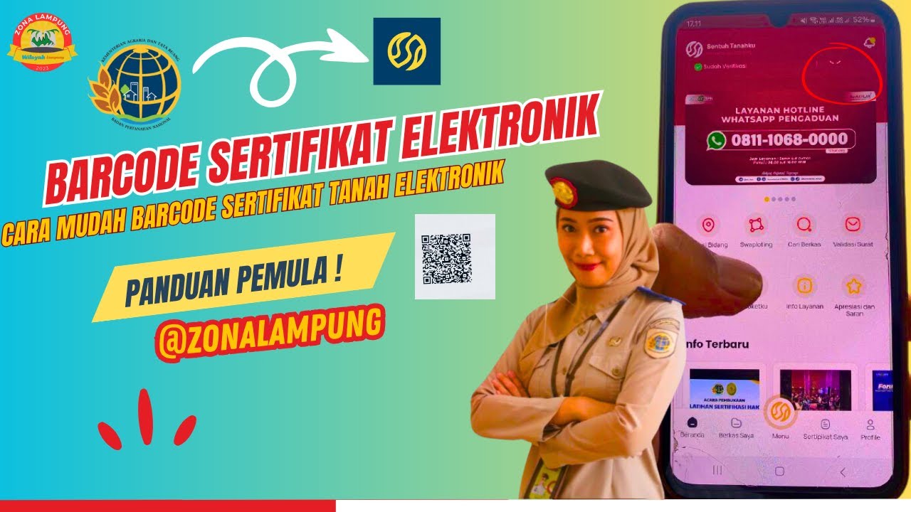 Cara Scan Barcode Sertifikat Tanah Elektronik