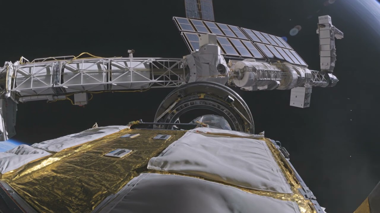 Real Spacecraft Docking Footage… AI