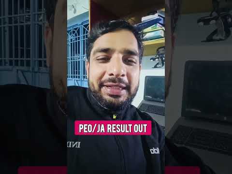 BIG BREAKING | PEO/JA RESULT OUT🔥🔥🔥🔥😀