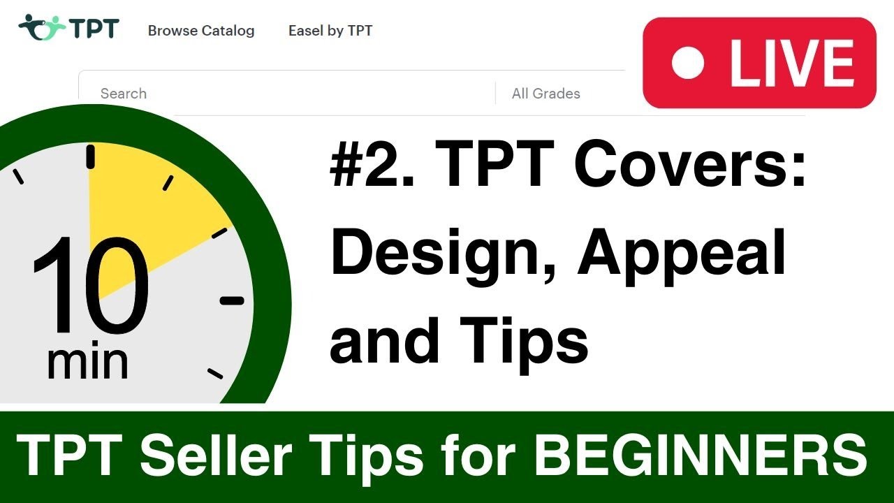 TPT Seller Tips for BEGINNERS: TPT Product Covers: Design, Appeal, and Tips