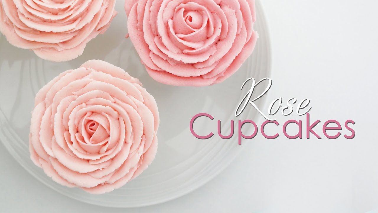 Rose Cupcake - Piping Technique Tutorial