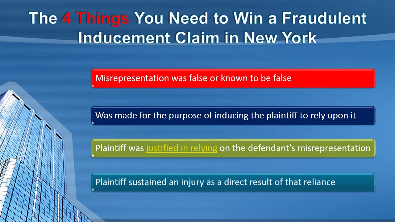 The 4 Things You Need to Win a Fraudulent Inducement Claim | Law ...