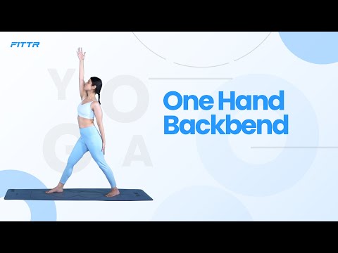 How To Do One Hand Backbend/ Viprit Trikonasana | Exercise Video