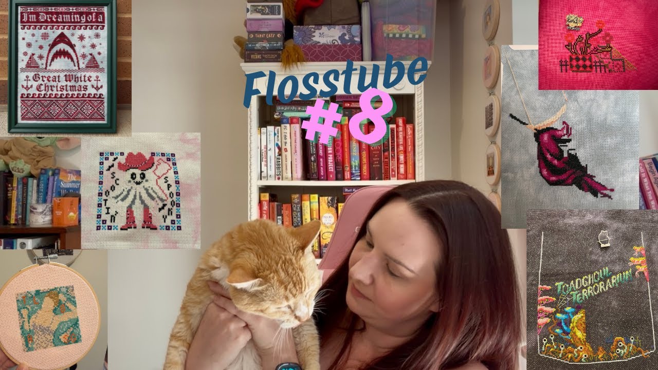 Flosstube #8 - Spooky Quarantine Stitching!