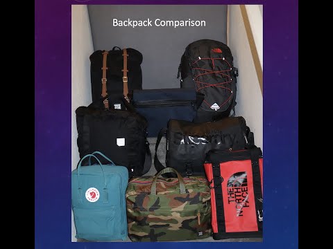 Back to School Backpack Comparison Kanken, Northface, Herschel