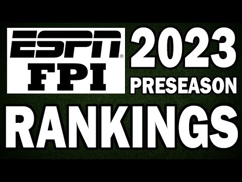 Reaction to FPI Rankings for 2023 College Football Season