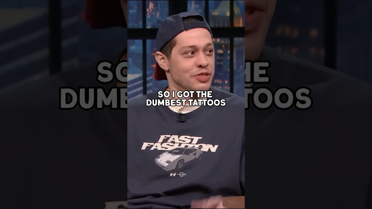 Pete Davidson Spent $200,000 to Remove His Tattoos #shorts