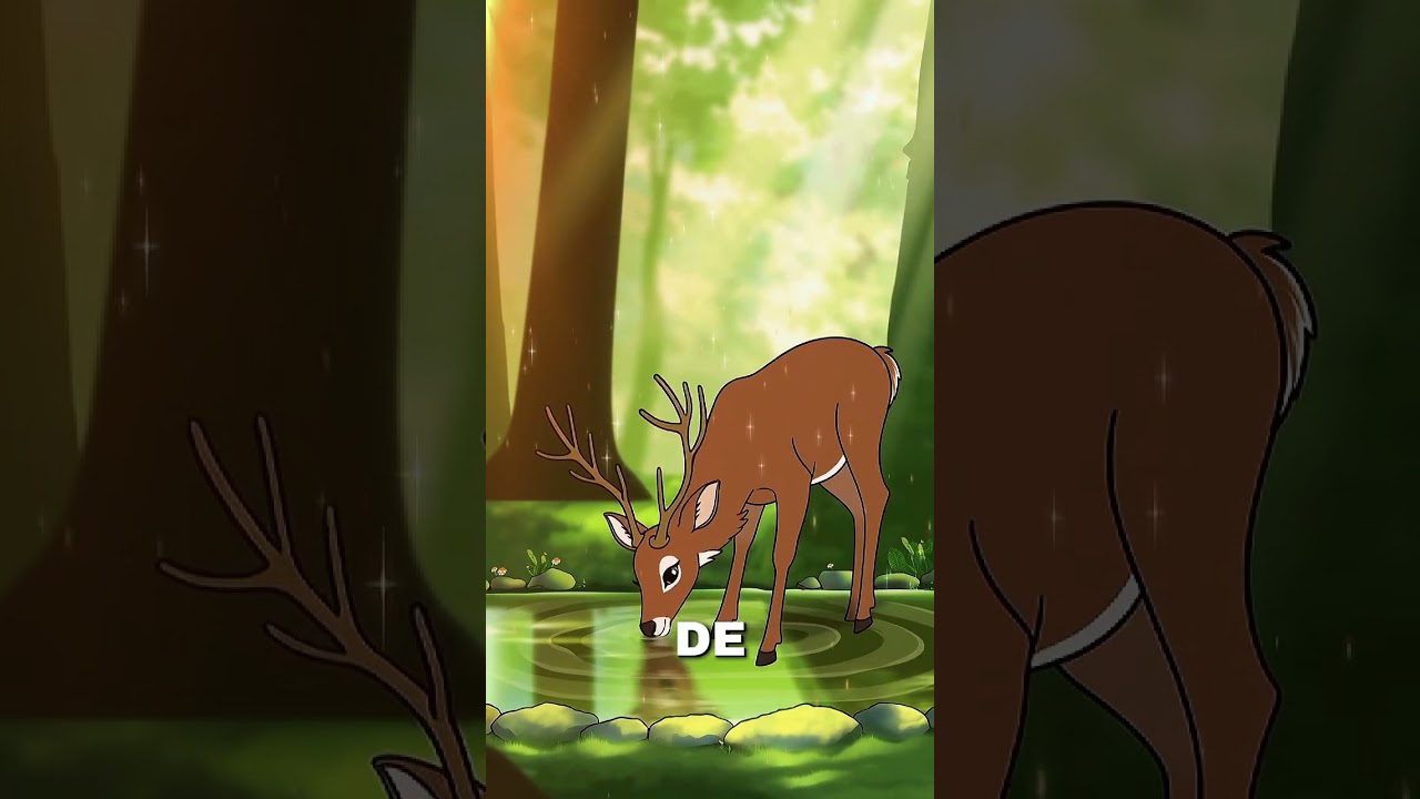 EL LEÓN 🦁 Y EL CIERVO 🦌 FABULAS DE ESOPO - #parati #foryou #educativo #divertido