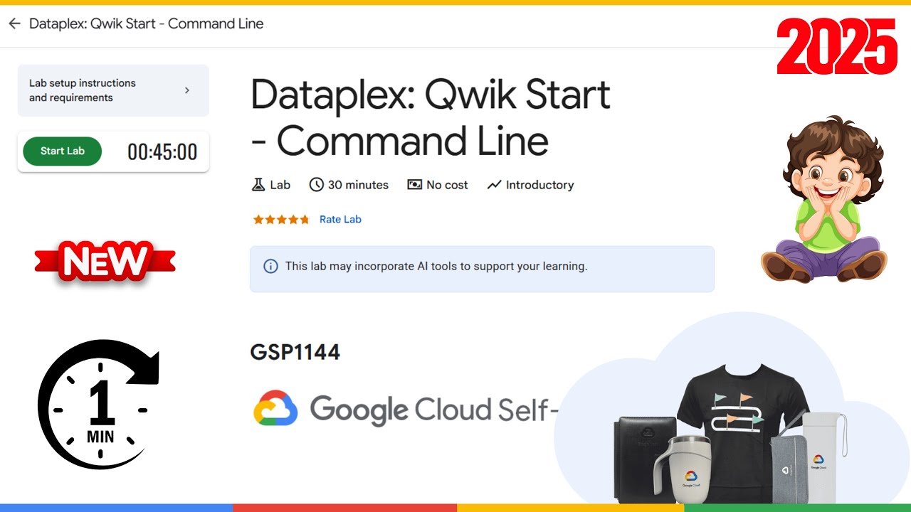 Dataplex Qwik Start Command Line | GSP1144