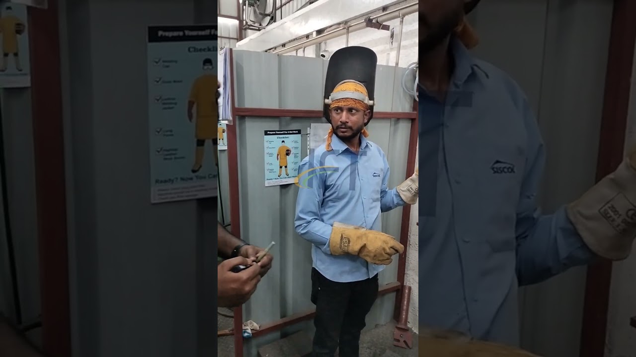 Quality inspector checking in final inspection