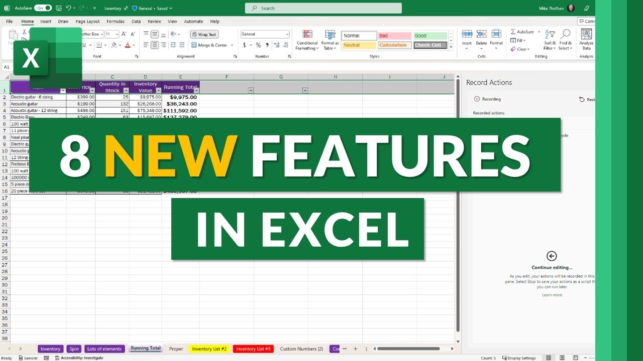 8 New Features in Microsoft Excel | Summer 2023