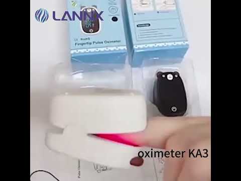 Kids OLED Pulse Oximeter with Waveform Display One-Button Operation Oximeter KA3