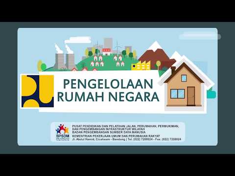 BPSDM PUPR Animasi Tayang Pengolaan Rumah Negara