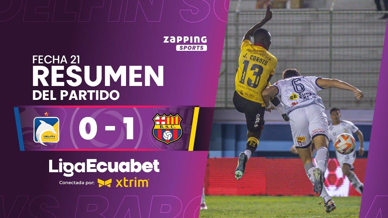 Delfín SC 0 - 1 Barcelona SC  / Fecha 21 / Liga Ecuabet conectada por Xtrim