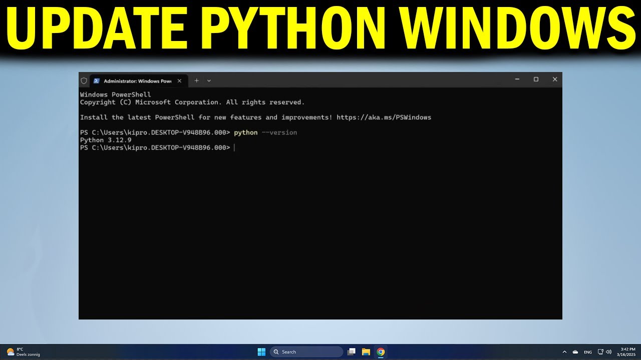 How To Update Python Version in Windows 10/11