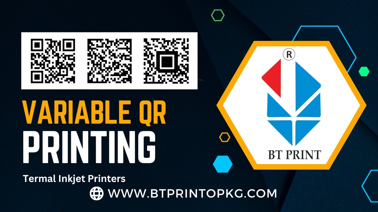 Variable QR Code Printing with Thermal Inkjet Printer