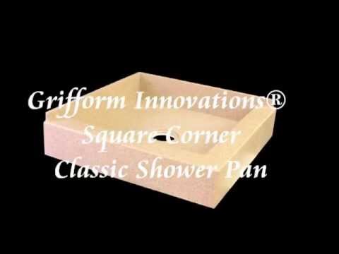 Corian Shower Pan ~ Square Corner