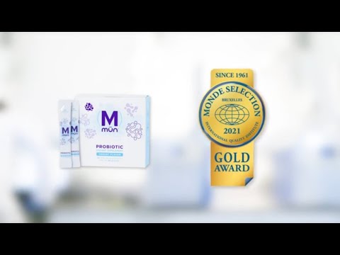 Mmun Probiotic - Gold Quality Award 2021 from Monde Selection