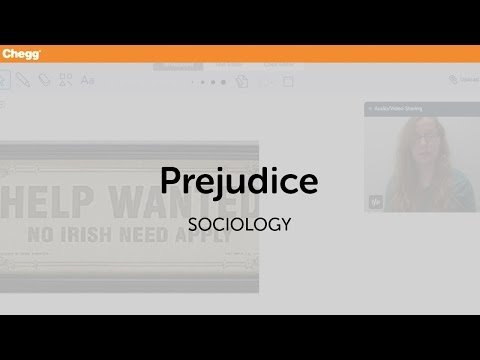 Prejudice | Sociology | Chegg Tutors