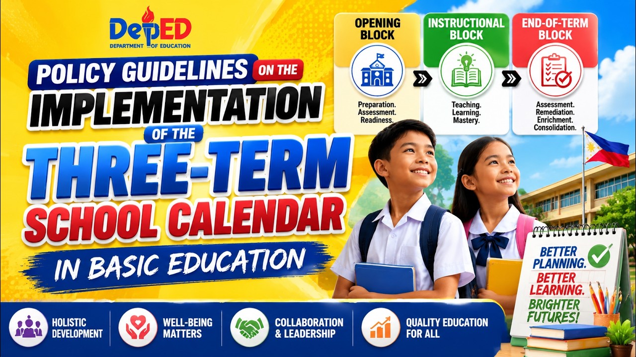 DepEd’s Three-Term School Calendar Explained: Complete Guide for 2026-2027!