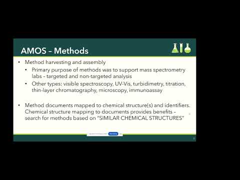 AMOS Application Training: EPA Cheminformatics for Hazard & Safety Data