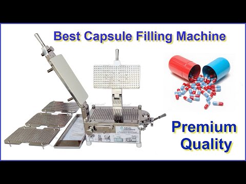 Manual Capsule Filling Machine - Pharmaceutical Capsule Filling Machine ...