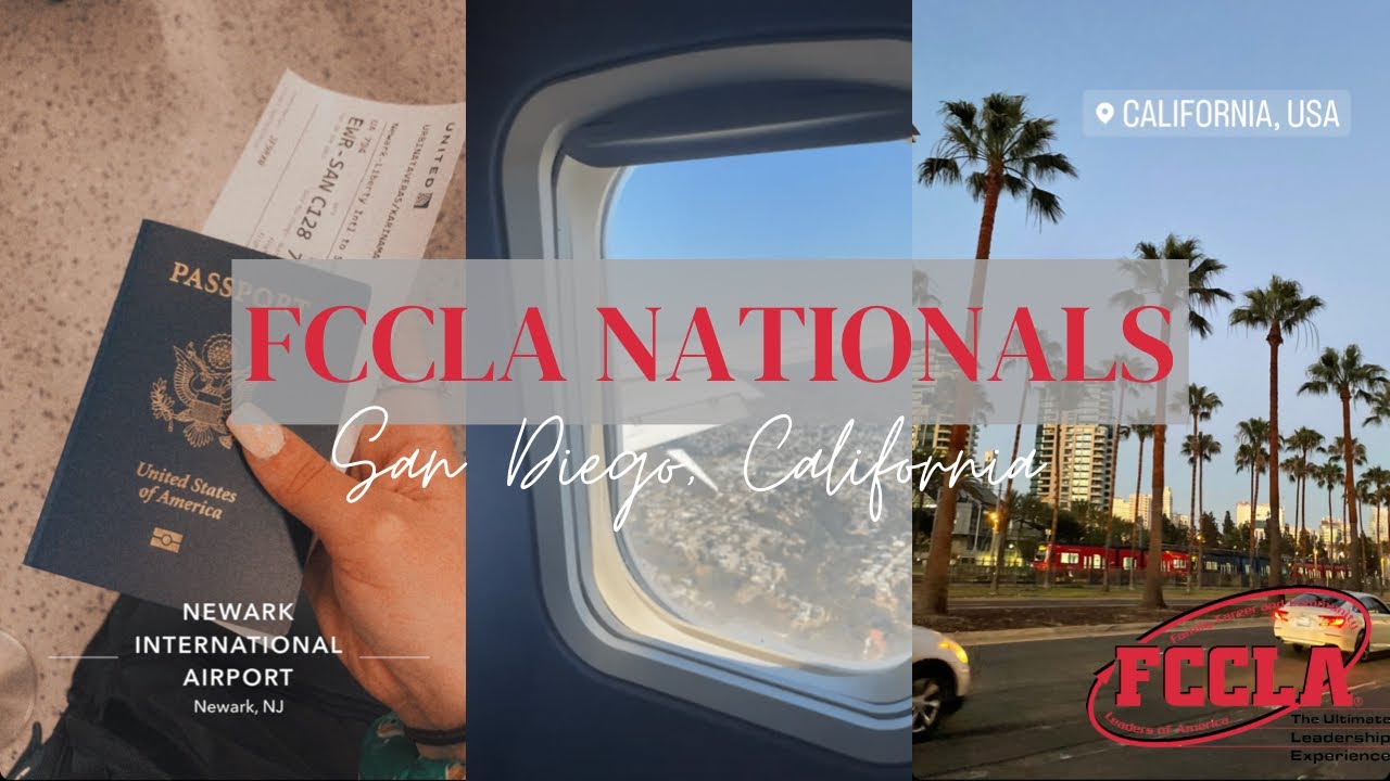FCCLA NATIONALS 22” CALIFORNIA | Day 1 Vlog | Traveling Across the Country @ 18 + NJ State Arrival