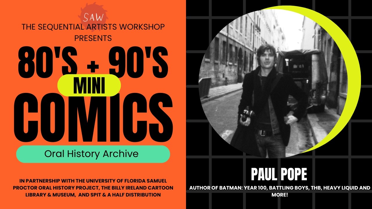 Paul Pope - 90s Mini-Comics Oral History Archives