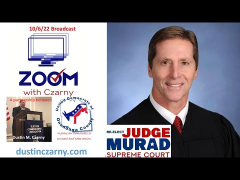 Zoom with Czarny: Supreme Court Judge David Murad – Dustin M. Czarny