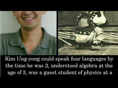 Kim Ung-yong Got PhD at age of ...? invited by NASA America at age of 7...