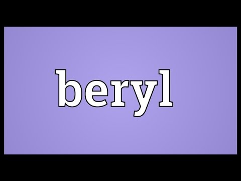Beryl Meaning