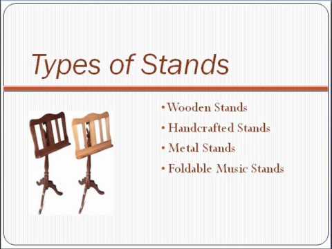 Wooden Music Stand - One of the Better Music Stands