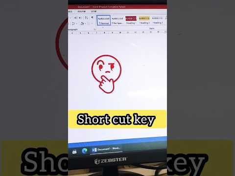 Ms Word emoji symbol Shortcut key #msword #computer #emoji