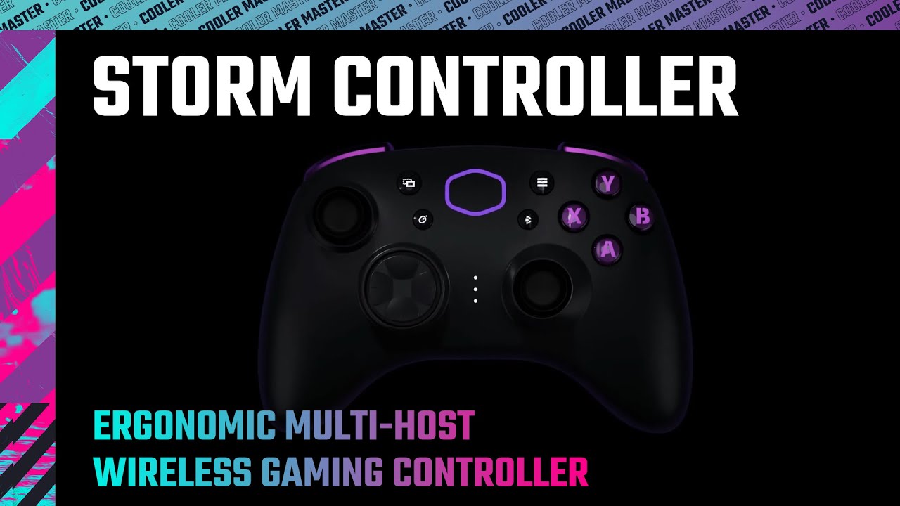 Storm Controller for PC and Mobile Devices | Ergonomic Multi-Connectivity Gaming Controller