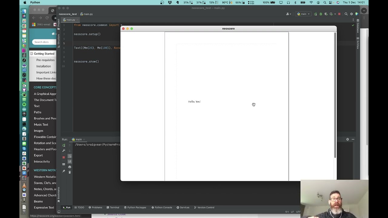 neoscore core getting started