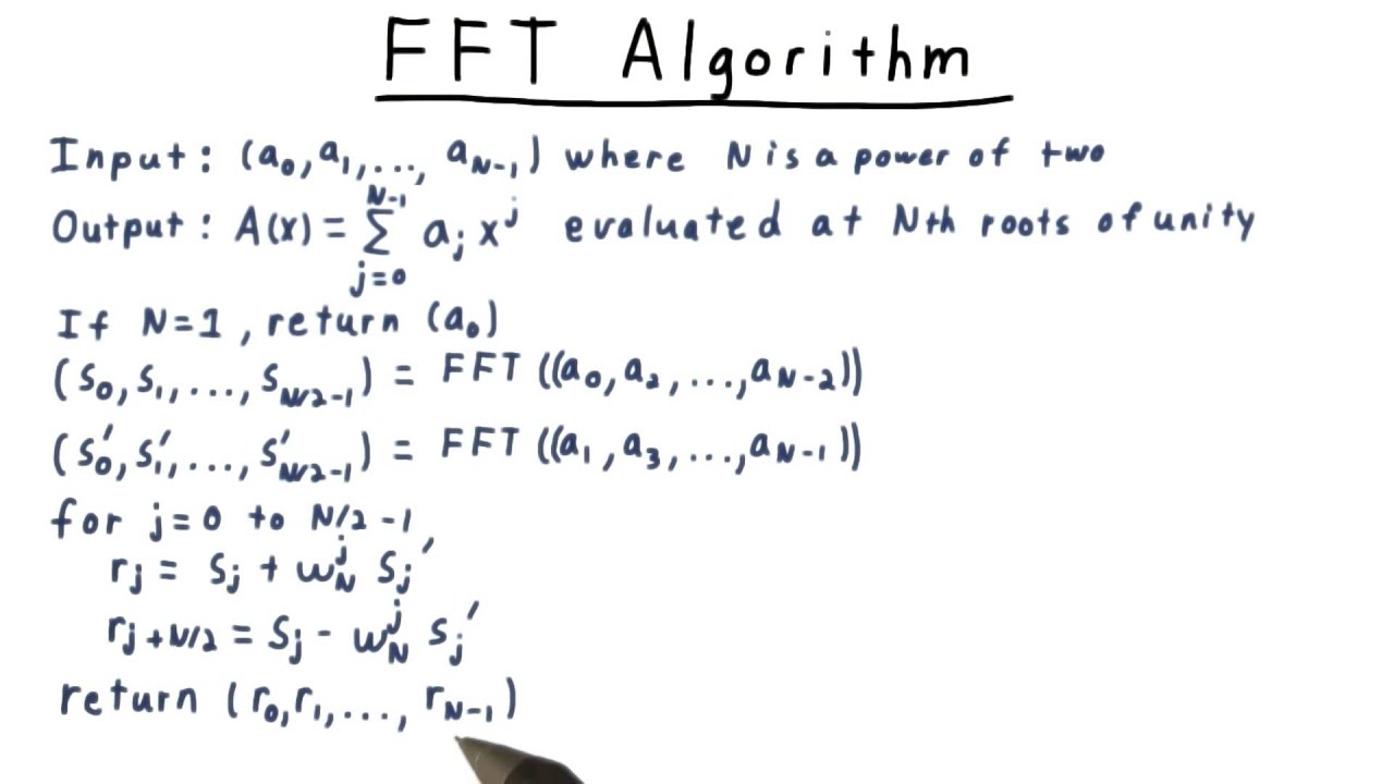 FFT Algorithm - Georgia Tech - Computability, Complexity, Theory: Algorithms