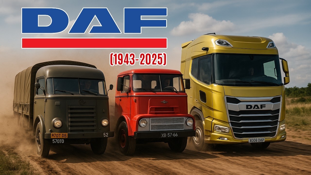 DAF Truck Evolution 1943‑2025