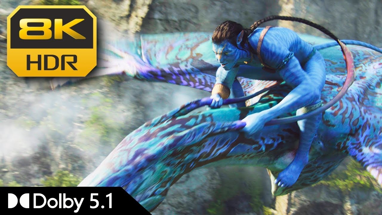 8K HDR | Jake's First Flight - Avatar | Dolby 5.1