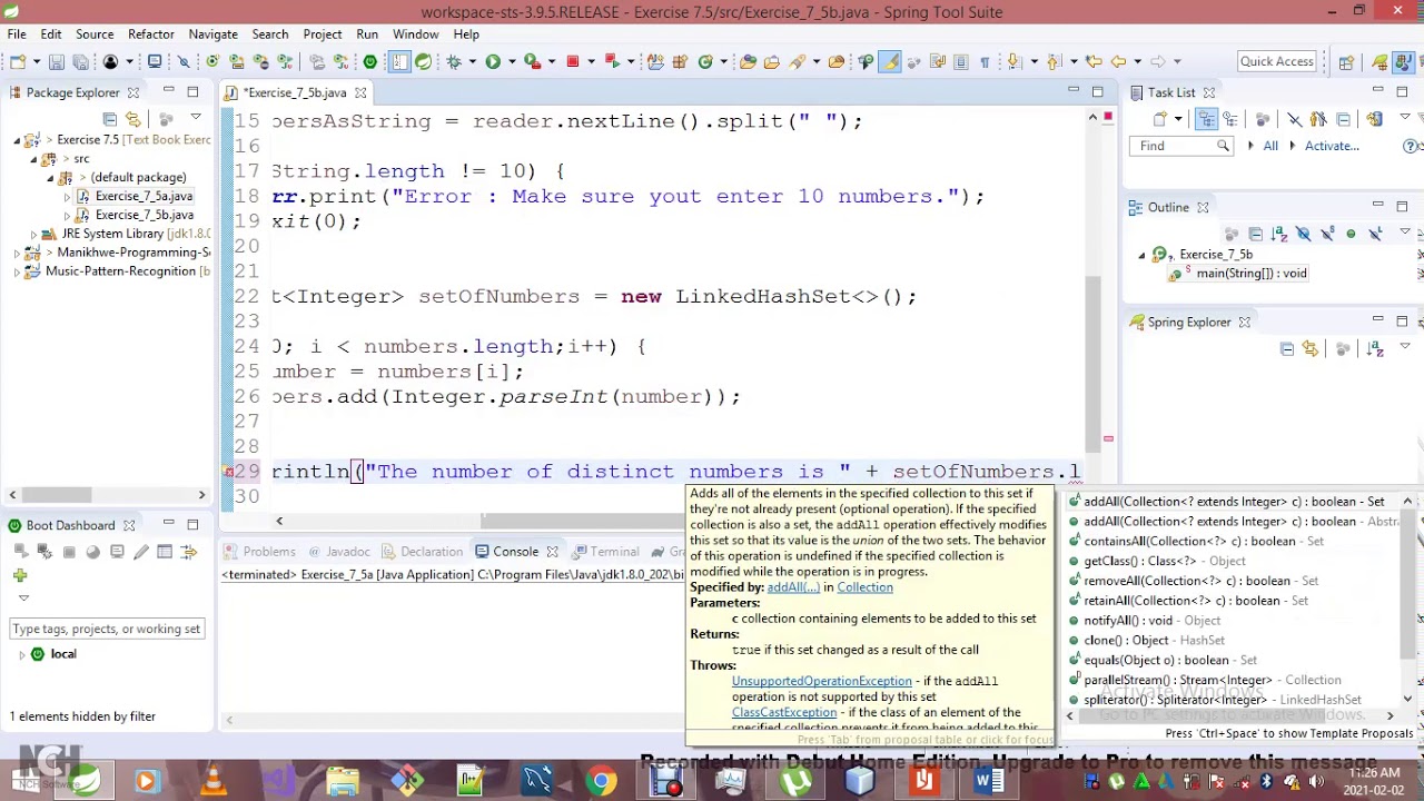 Introduction To Java Programming   Exercise 7 5b