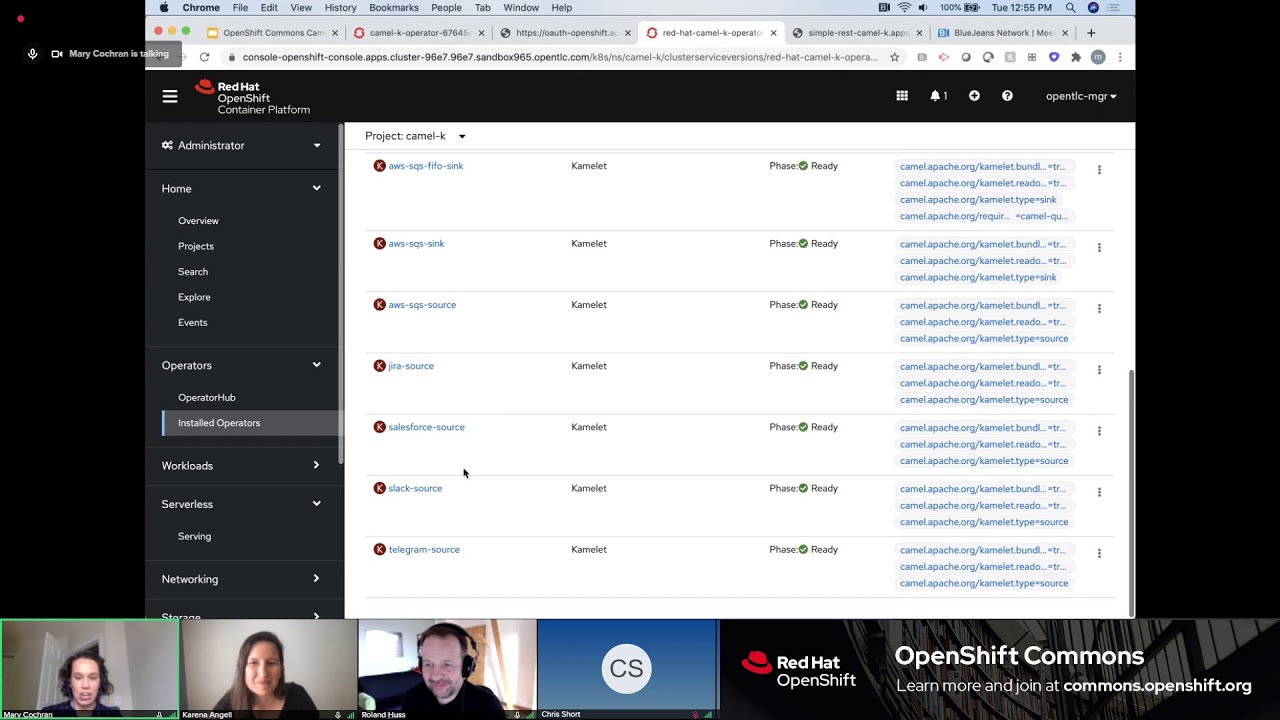 OCB: Camel K and Serverless in Action